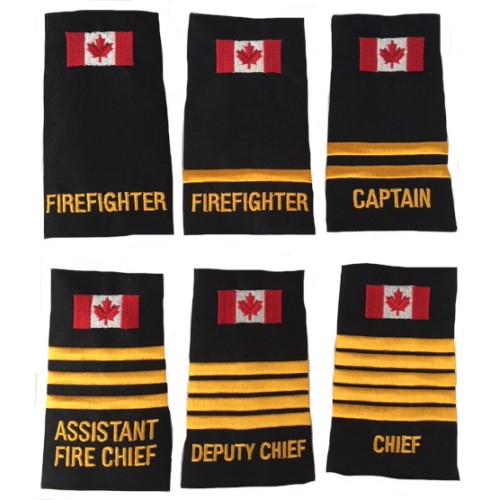 Epaulettes - Firefighter - HPL MEDICAL